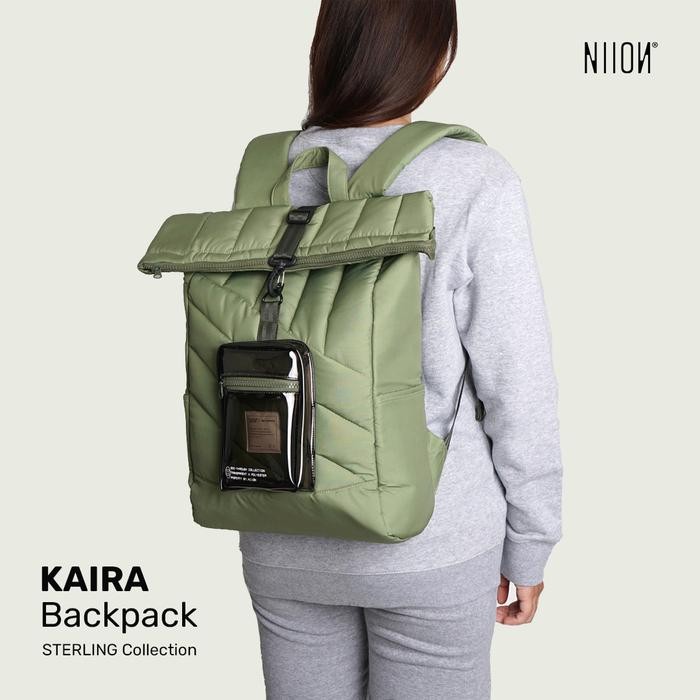 Jual NIION KAIRA PUFFY BACKPACK RANSEL 15 INCH | Shopee Indonesia