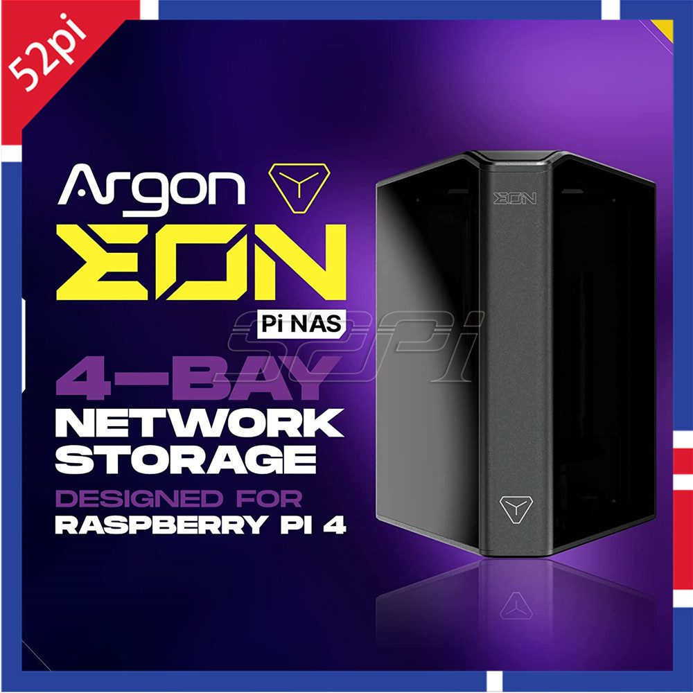 Jual NEW Argon EON Pi NAS Case 4-BAY SATA HDD SDD Network Attached ...