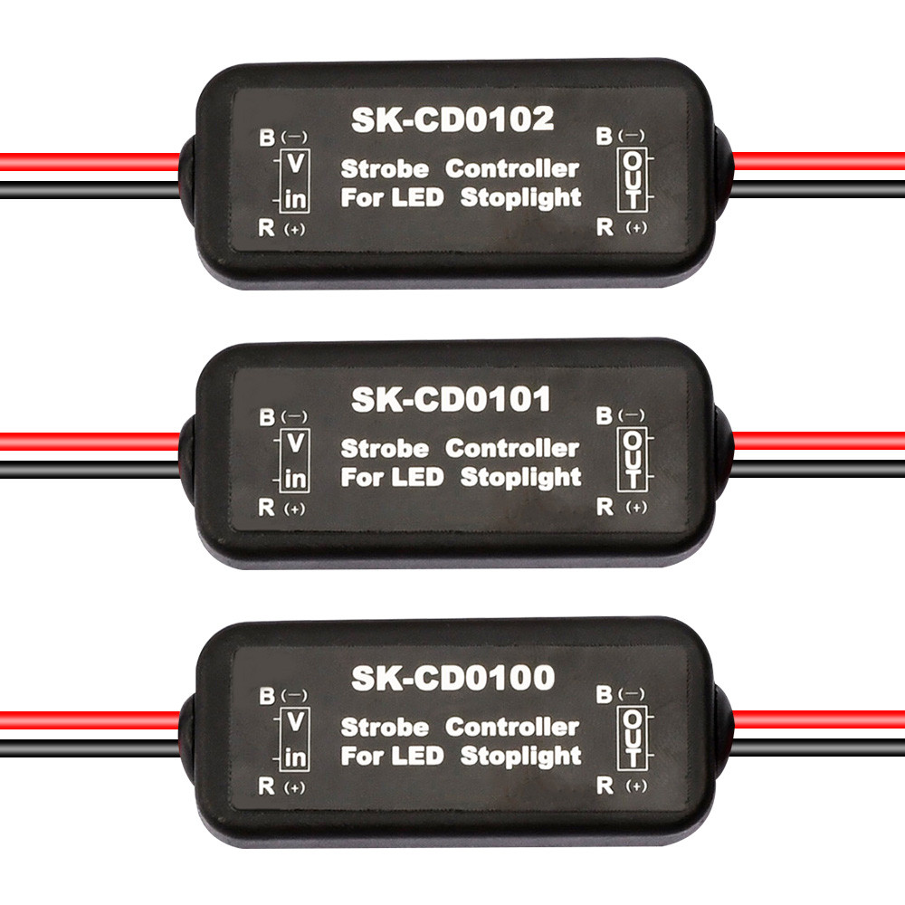 Jual Flash Strobe Controller Flasher Module for LED Brake Light Tail ...