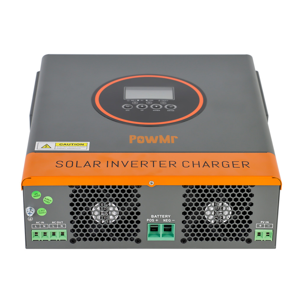Jual PowMr 3500W Hybrid Solar Inverters 24V DC To 230V AC Built MPPT ...