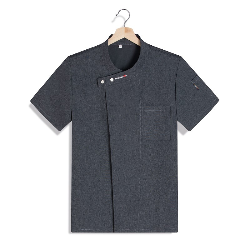 Jual Summer Cook Jacket Restaurant Kitchen Chef Work Uniform Waiter ...