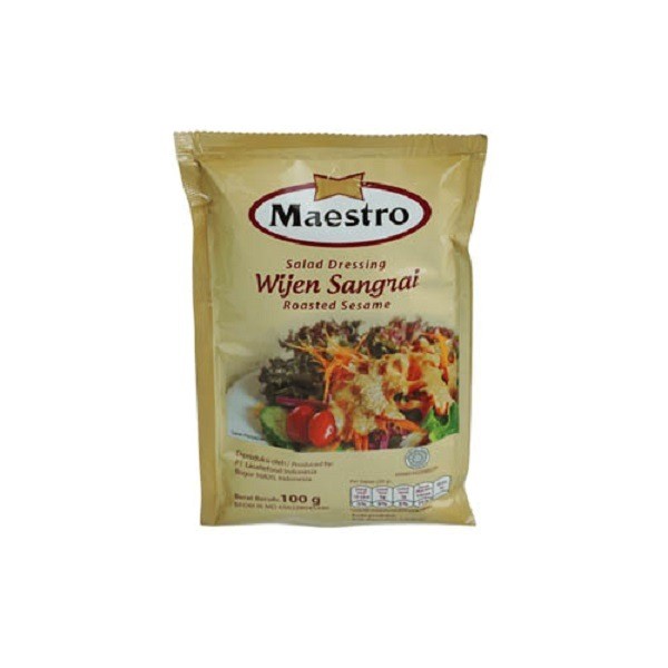 Jual MAESTRO SALAD DRESSING WIJEN SANGRAI 100 GR | Shopee Indonesia