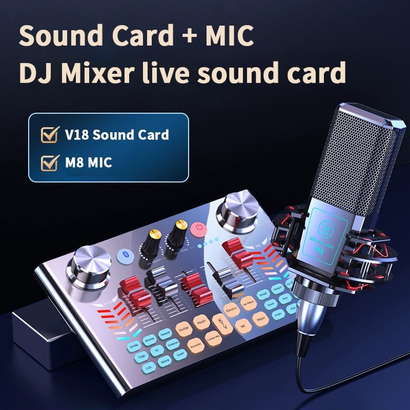 Jual SIAPKIRIM KINYO V18 SoundCard untuk Streaming Langsung Pengurangan Kebisingan Bluetooth ...