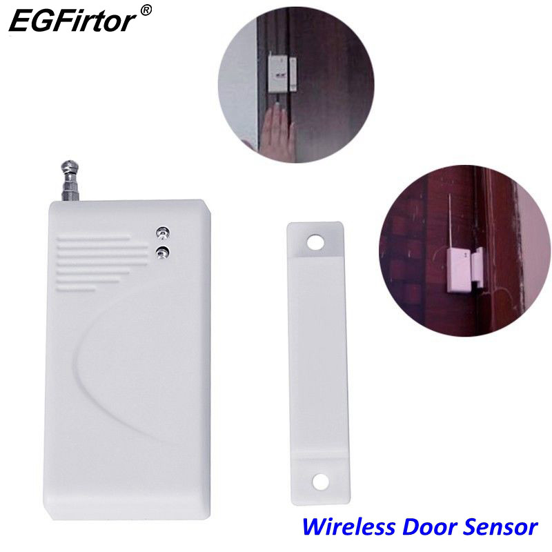 Jual Battery Power Magnetic Contact Sensor Wireless Window Door Sensor ...