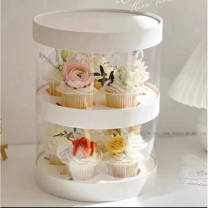 Jual Grind Electroh - Cake Box Dus Bulat Mika Tall Cake Kotak Kue ...