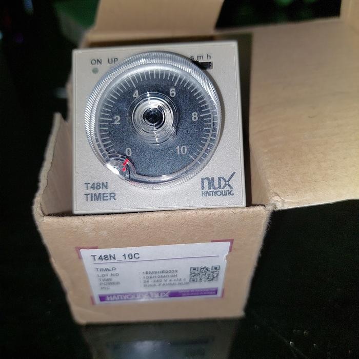 Jual HANYOUNG NUX T48N_10C TIMER 24-240VAC/DC | Shopee Indonesia