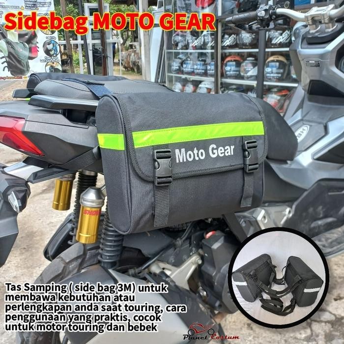 Jual PREMIUM TAS SAMPING MOTOR / SIDE BAG MOTOR MOTO GEAR 3M ...