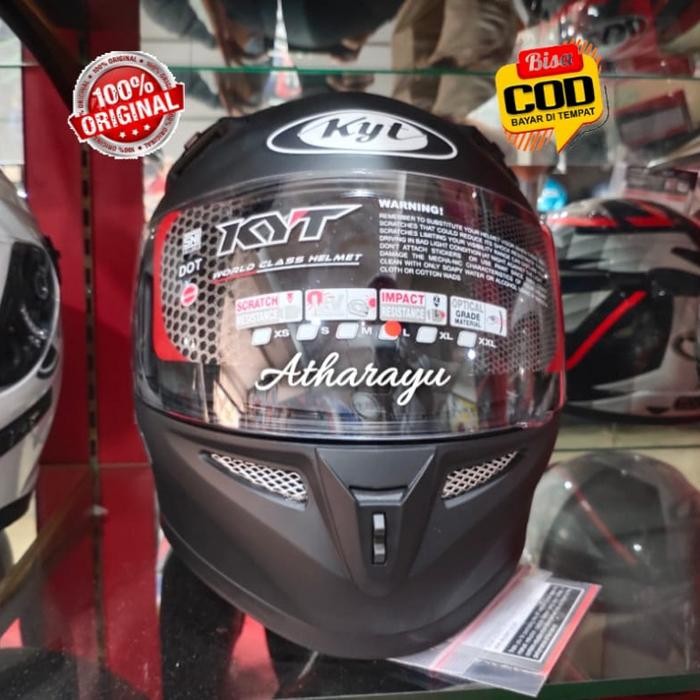 Jual Kyt K2 rider solid black matt | Shopee Indonesia