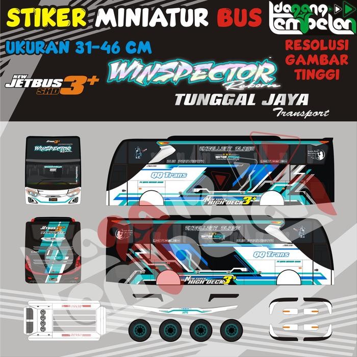Jual Stiker miniatur bus Winspector Tuan Muda Ratu Maher * | Shopee ...