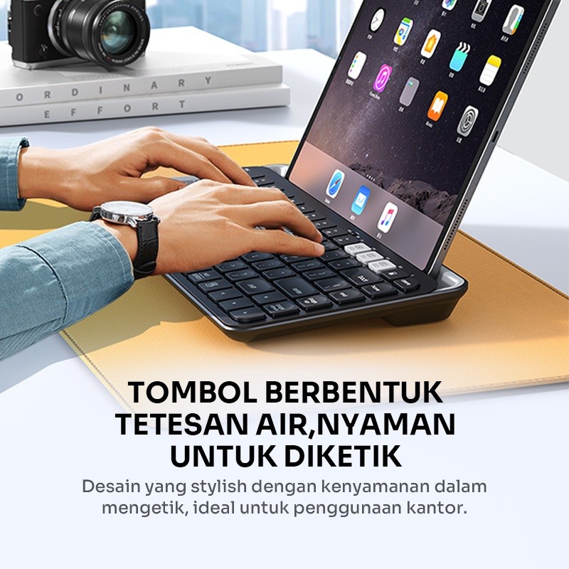 Jual ROBOT KEYBOARD WIRELESS PENYANGGA HP KONEKSI BLUETOOTH KB30 HOLDER ...
