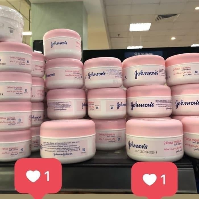 Jual GEYANASHOP_ JOHNSON'S 24 HOUR MOISTURE SOFT CREAM 200ML KRIM ARAB ...
