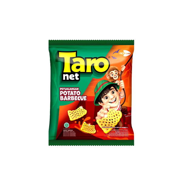 Jual TARO NET POTATO BARBEQUE 32 GR | Shopee Indonesia