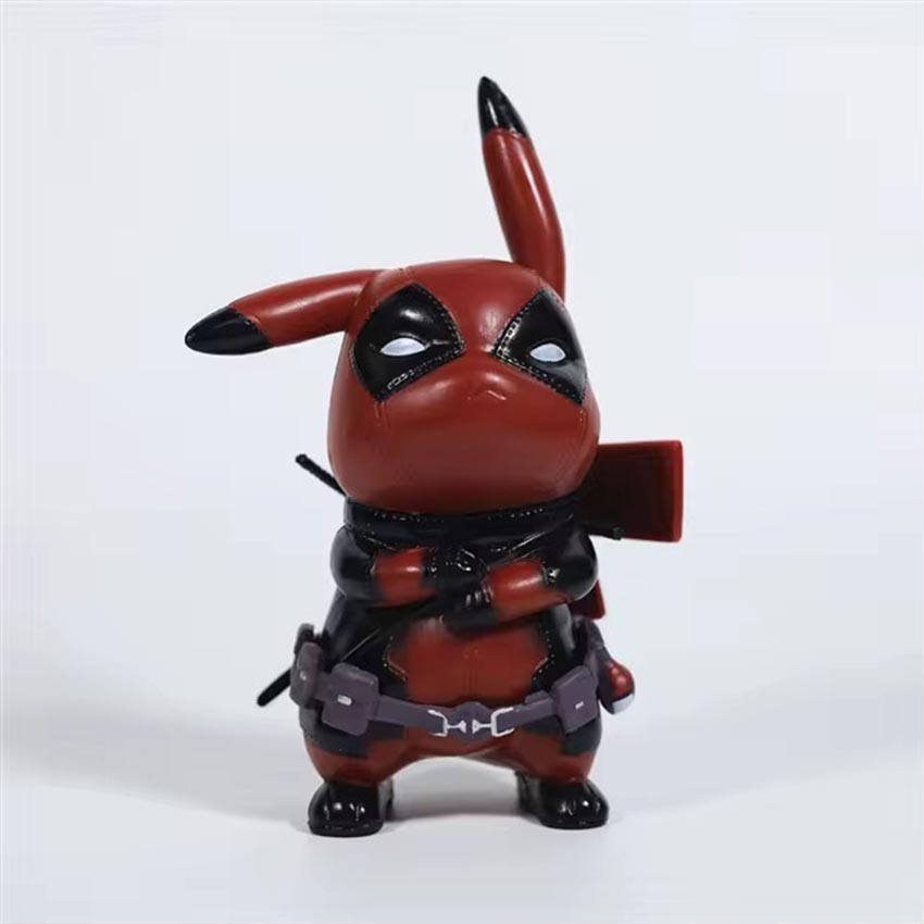 Jual Figur Mini Pikachu x Deadpool x Roronoa Zoro x Bepo COS Pokemon Action Figure Pajangan ...