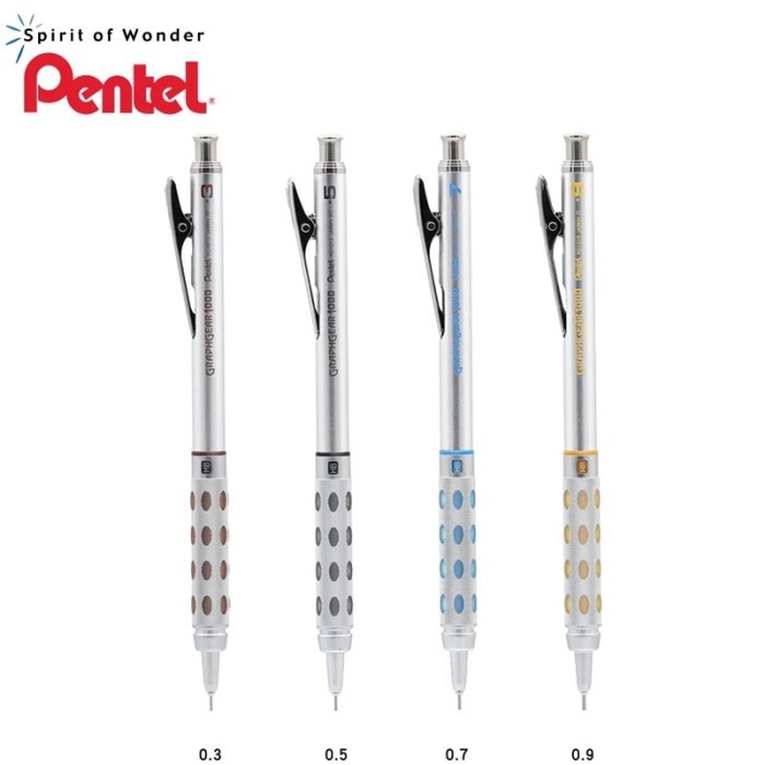 Jual 1pcs Pentel GraphGear 1000 Drawing Mechanical Pencil Student Use ...