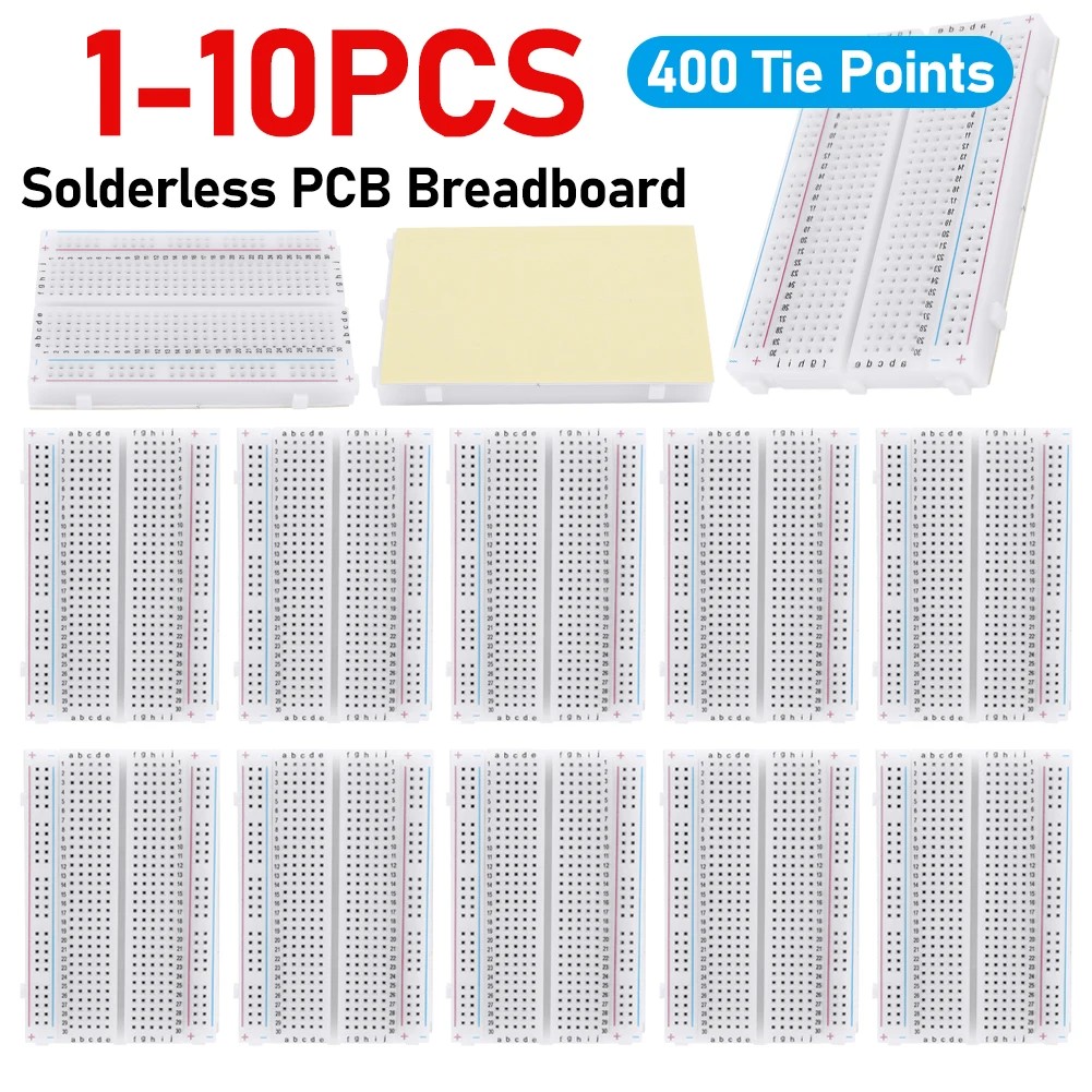 Jual IMPORT 1-10PCS 400 TIE POINTS SOLDERLESS PCB BREADBOARD MINI ...