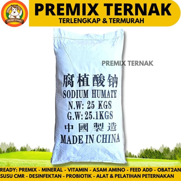 Jual ASAM HUMAT 90% 1 SAK PUTIH 25KG - HUMIC ACID - SODIUM HUMAT | Shopee Indonesia