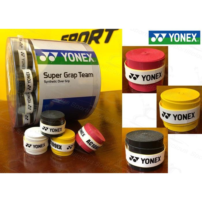 Jual [ REDY ] GRIP YONEX AC 109 EX SUPER GRAP TEAM PEGANGAN RAKET YONEX ...