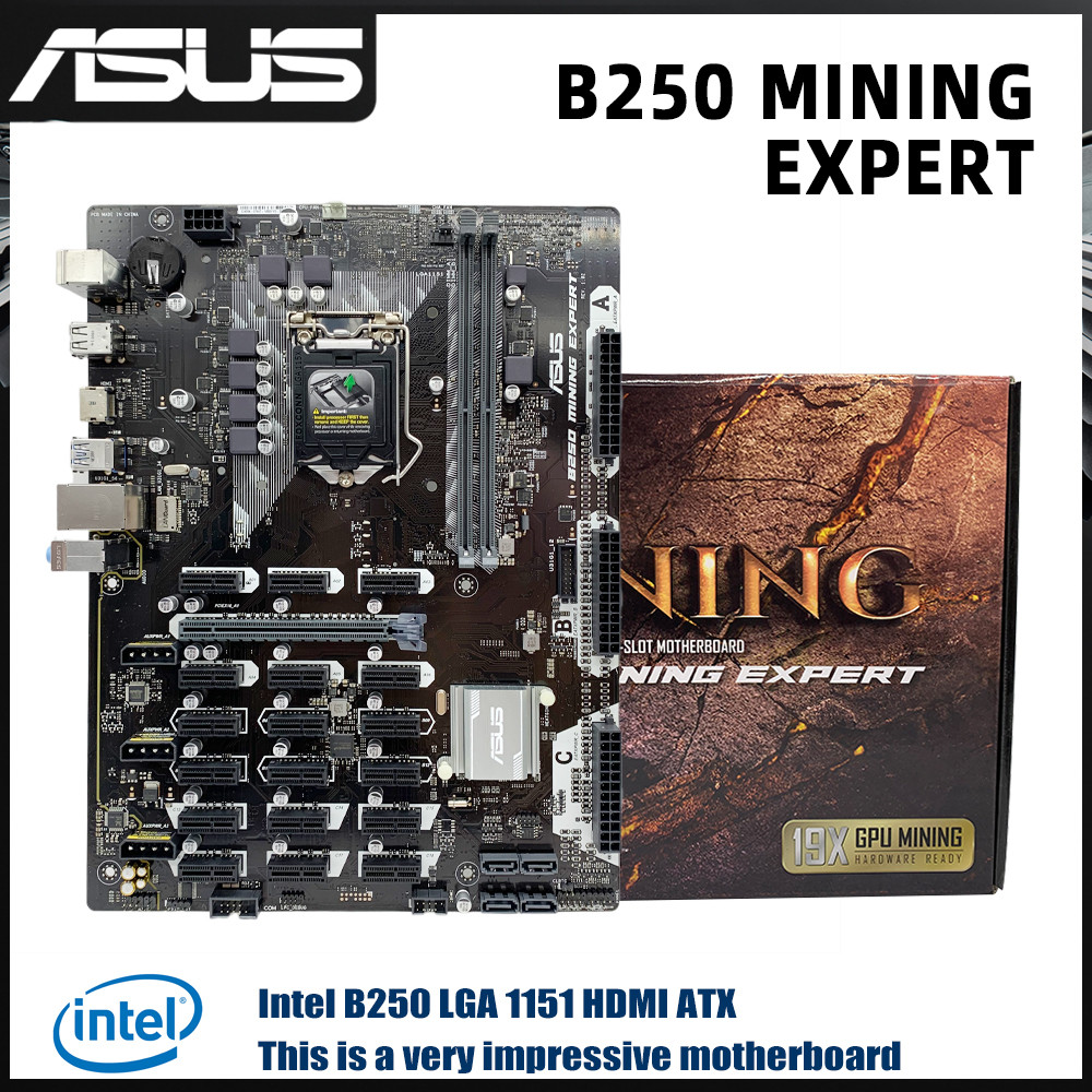 Jual Asus B250 Mining Expert Motherboard Lga 1151 Intel B250 Ddr4 32Gb ...
