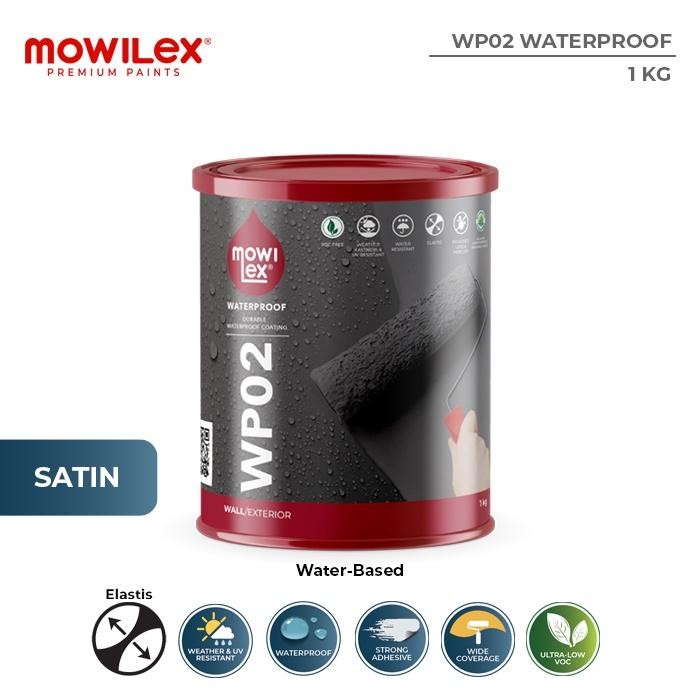 Jual Mowilex Wp02 Waterproof Cat Pels Anti Bocor 1 Kg #Gratisongkir ...