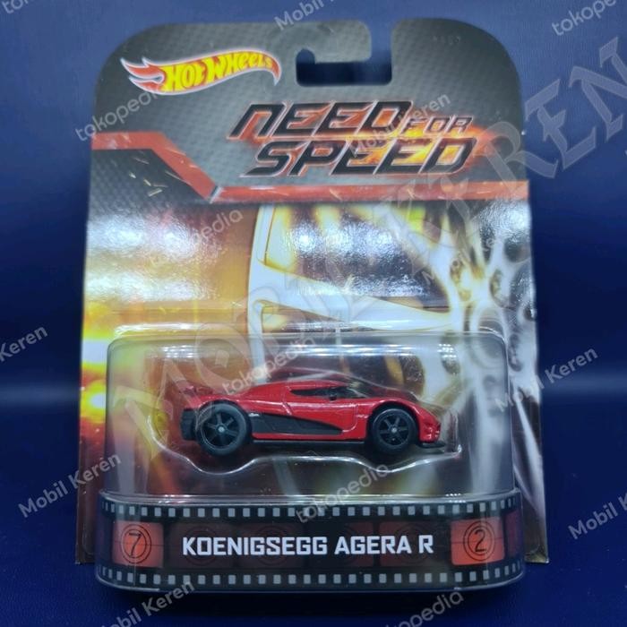 Jual diecast Hot Wheels Retro Need For Speed Koenigsegg Agera R ban ...