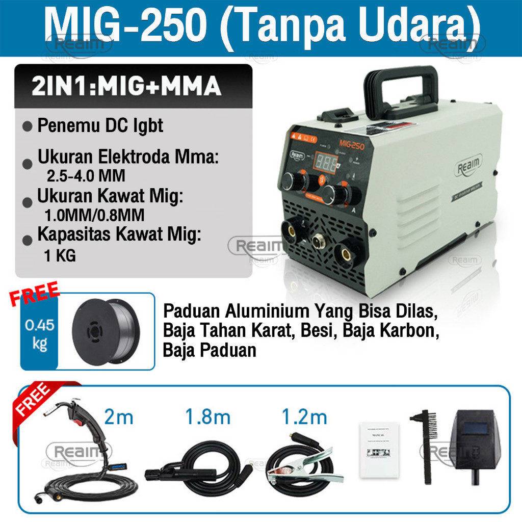 Jual Reaim Mesin Las Mig 450 Watt Las Listrik Welding Machine Mesin ...