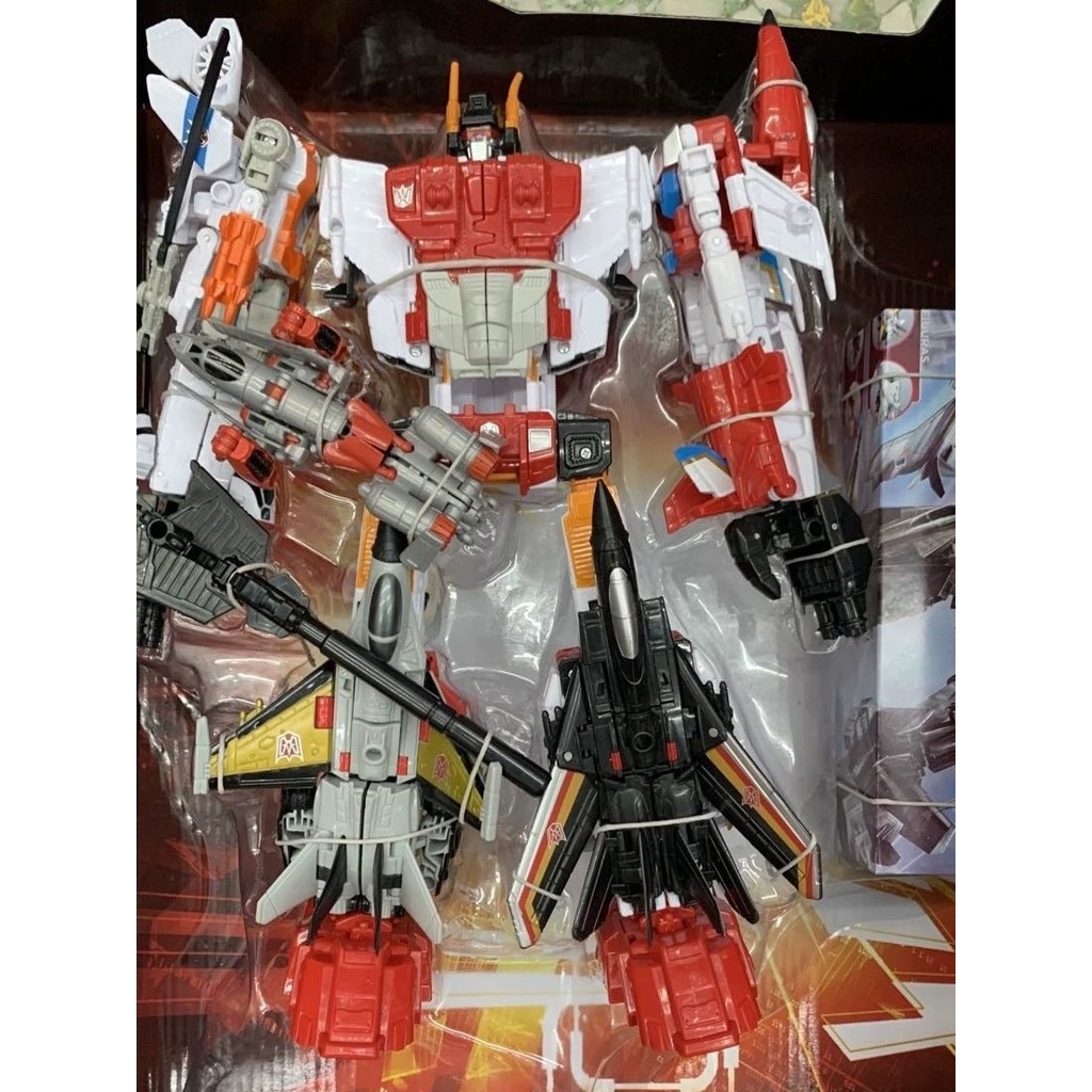 Jual Hzx 6 In 1 33Cm Transformation Robot G1 Anime Defensor Devastator ...