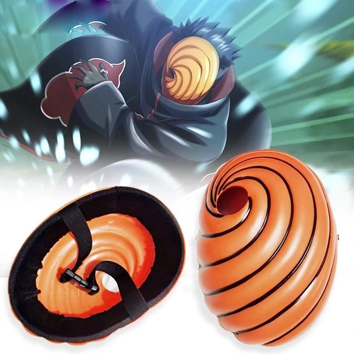 Jual Cod Mask Obito Orange Tobi Obito Uchiha Naruto Cosplay Anime ...