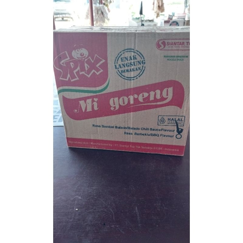 Jual Sega Tungtung Spix/ Soba Mie Goreng 1 Dus Isi 80 Pcs/ 8 Renteng ...