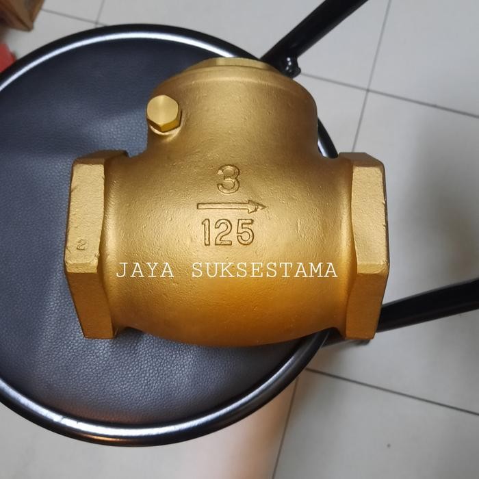 Jual Murah Swing Check Valve Kuningan 1" Inch Kitz / Klep Tabok Kitz Original | Shopee Indonesia