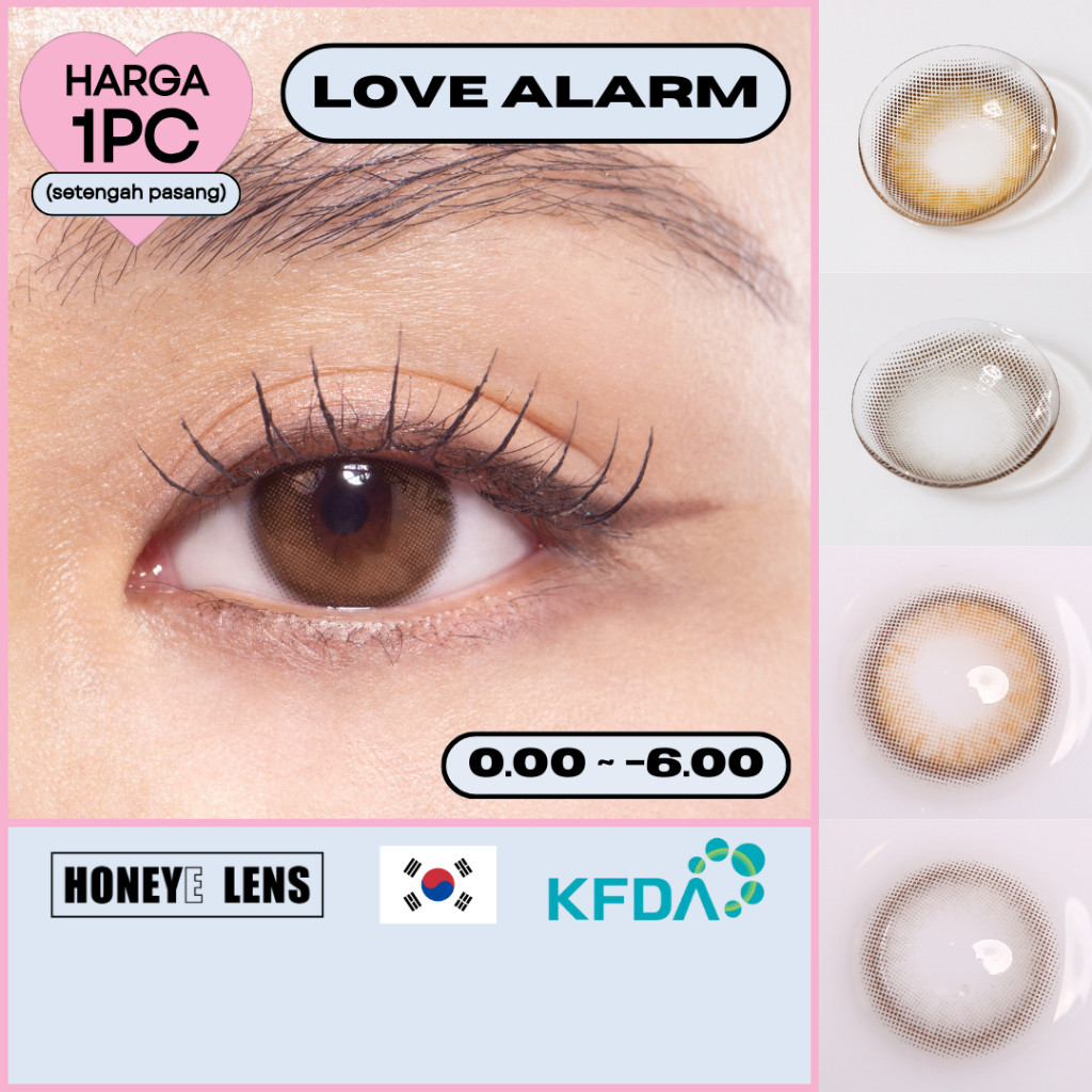 Jual SPEX SYMBOL X HONEYELENS SOFTLENS LOVE ALARM SERIES SOFLENS ...
