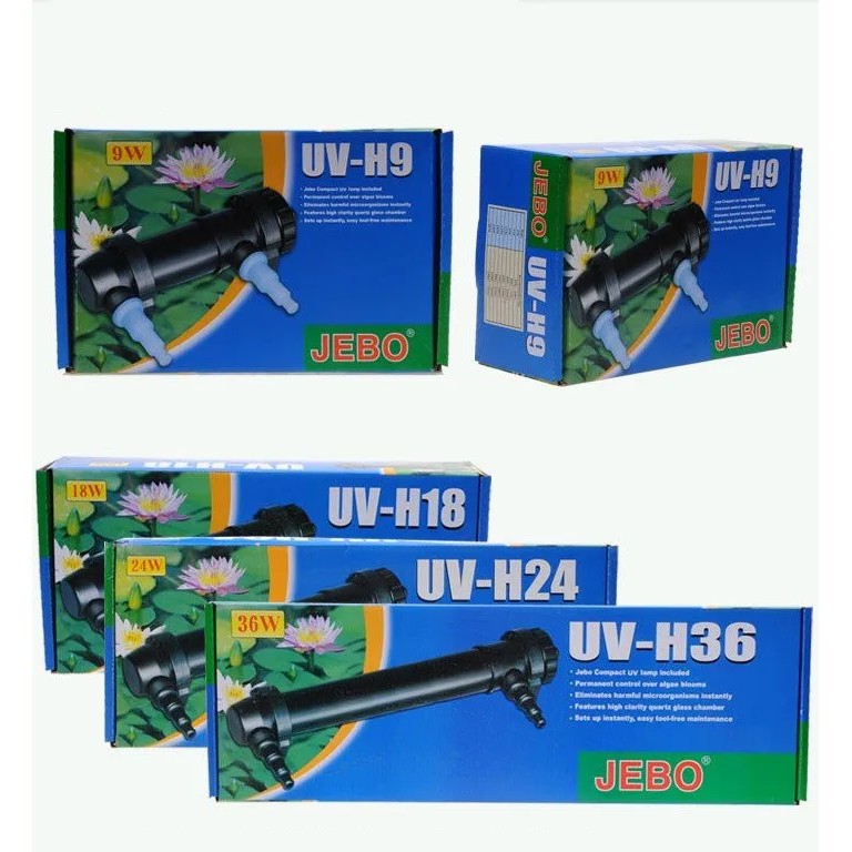 Jual Jebo Uv Sterilizer Lamp Light Ultraviolet Filter Clarifier Water ...