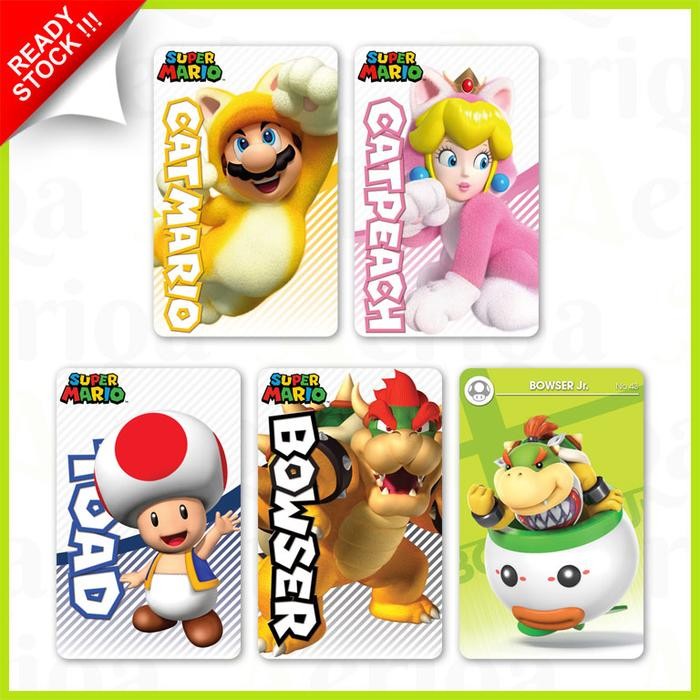 Jual Amiibo Clone Card Super Mario 3d World - Paket NFC Kartu PVC ...
