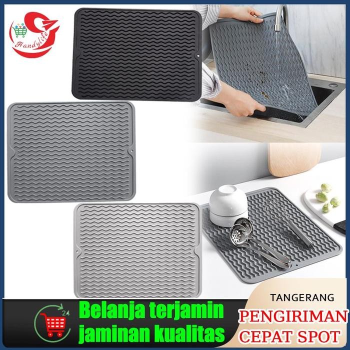 Jual Dish Drying Mat/Alas Pengering Dapur Anti Slip/Alas Pengering ...