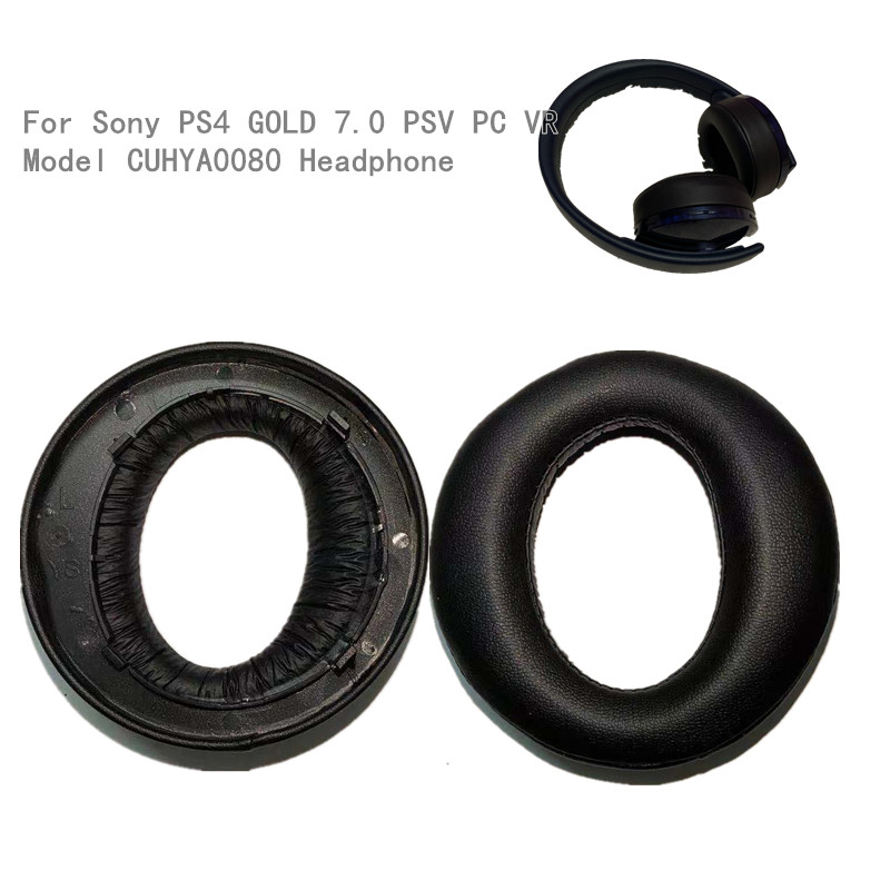 Jual 1 Pair Ear Pad For Sony PS4 GOLD 7.0 PSV PC VR Model CUHYA0080 Headphone Ear Cushion Ear ...