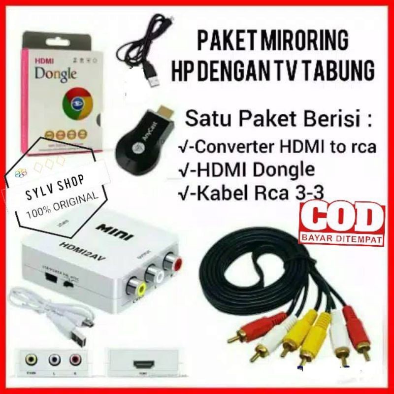 Jual Anycast dongle dogle doogle wifi display miracast tv paket DONGLE ...