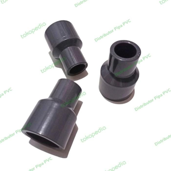 Jual Vlok Sok Pvc 1-1/4 X 1/2 Inch Sch80 Reducer Sock Astm Sambung Pipa ...