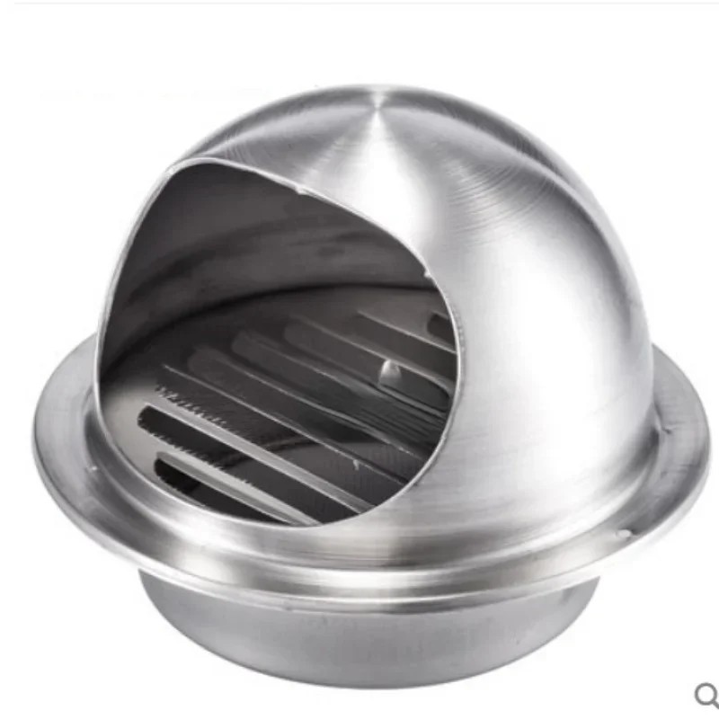 Jual 60 mm ~ 300 mm stainless steel exhaust hood, Wall wall vent cap ...