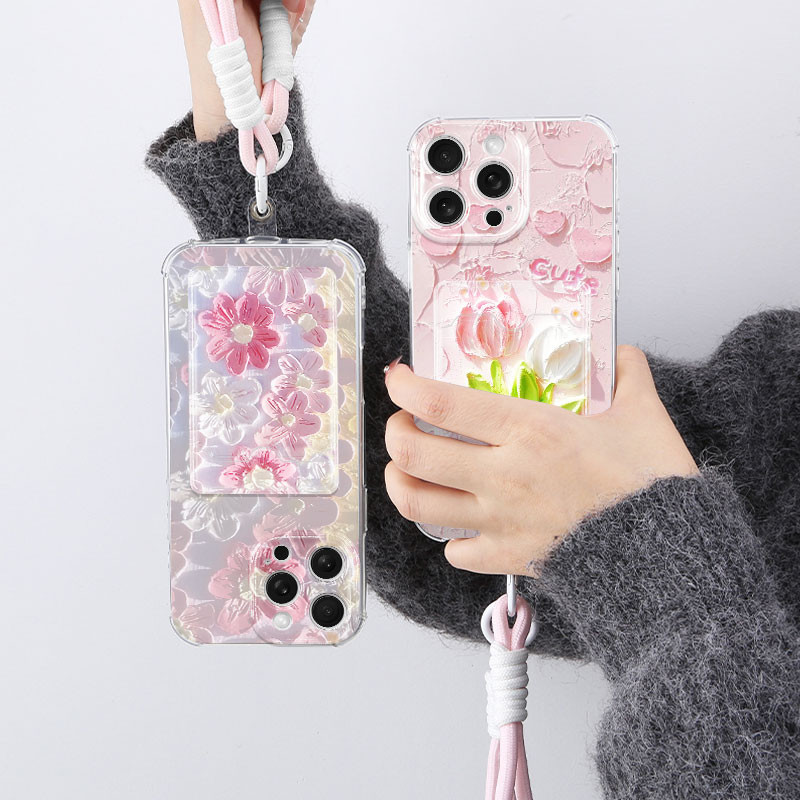 Jual Bunga Lukisan Card Holder Casing Hp Vivo Y29 V40 Lite Y18 Y28 Y20S Y35 Y33S Y33T Y17 Y27 5G ...