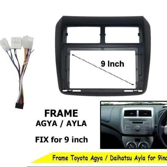 Jual Rds - Frame 9 Inch Toyota Agya / Daihatsu Ayla / Wigo 2013 Panel ...