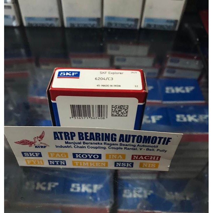 Jual ASLI BALL BEARING 6204/C3 SKF | Shopee Indonesia