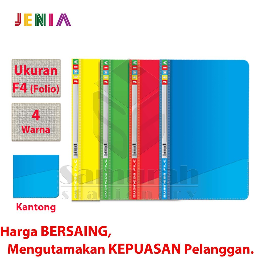Jual Map Business File Kantong Folio Jenia / Bisnis File Acco Plastik ...