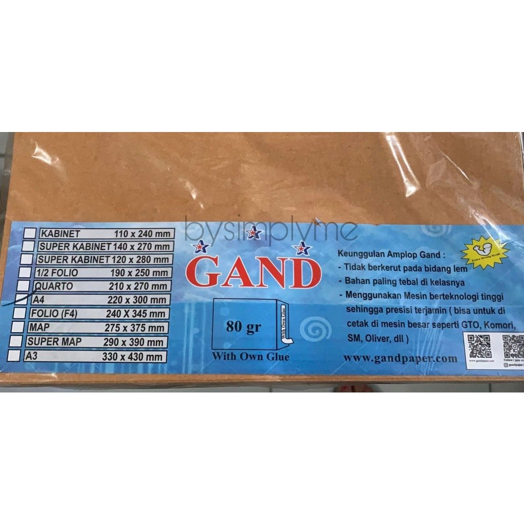 Jual MAP / AMPLOP COKLAT DENGAN SEAL UKURAN C (1/2 FOLIO) 190X250 MM ...