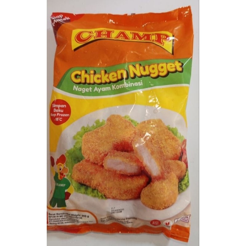 Jual Champ Nugget Ayam 900gr Rasa Enak Dan Tekstur Bagus | Shopee Indonesia