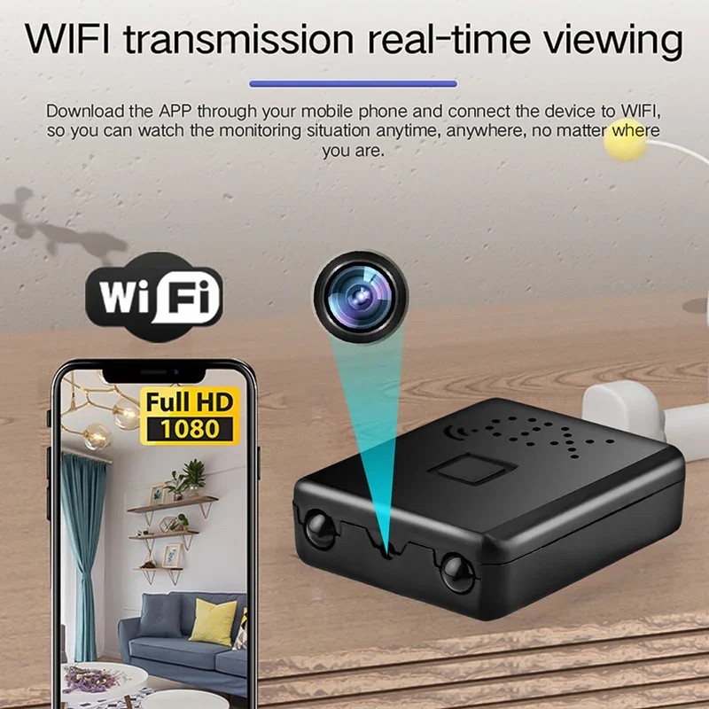 Jual Lenovo XD Pro Mini Camera Full HD 4K WiFi 5G Night Vision Remote ...