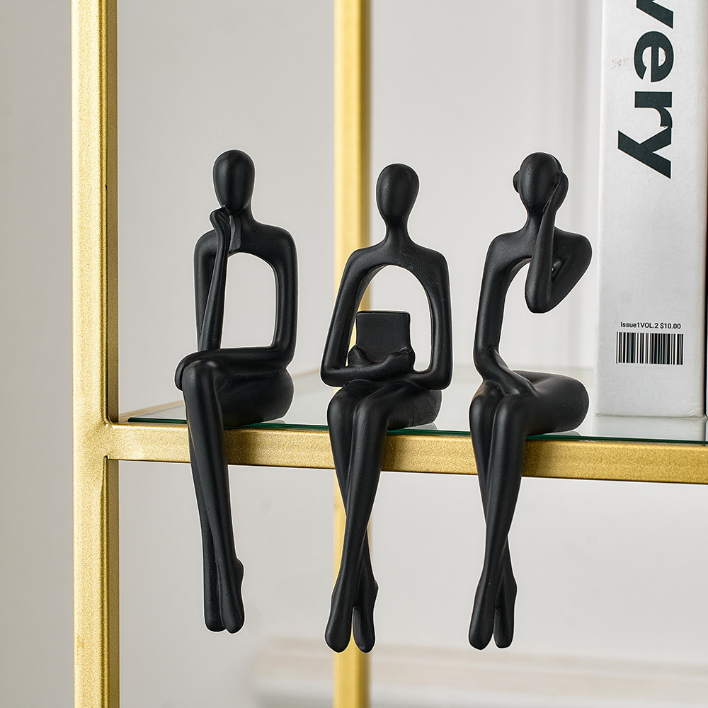Jual Patung Abstrak Desain Modern Dekorasi Rumah Patung Figur Estetika ...
