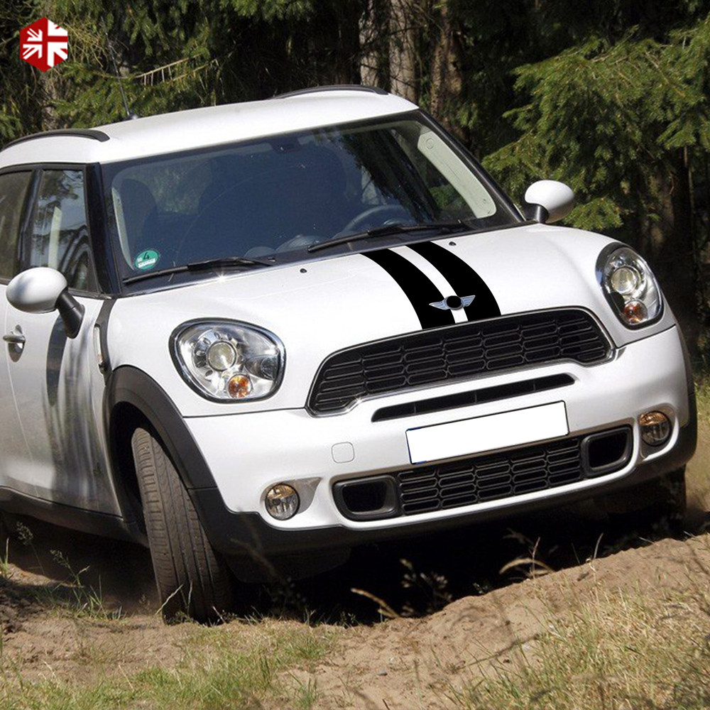 Jual Car Hood Decal Rally Line Bonnet Stripes Engine Cover Sticker For ...