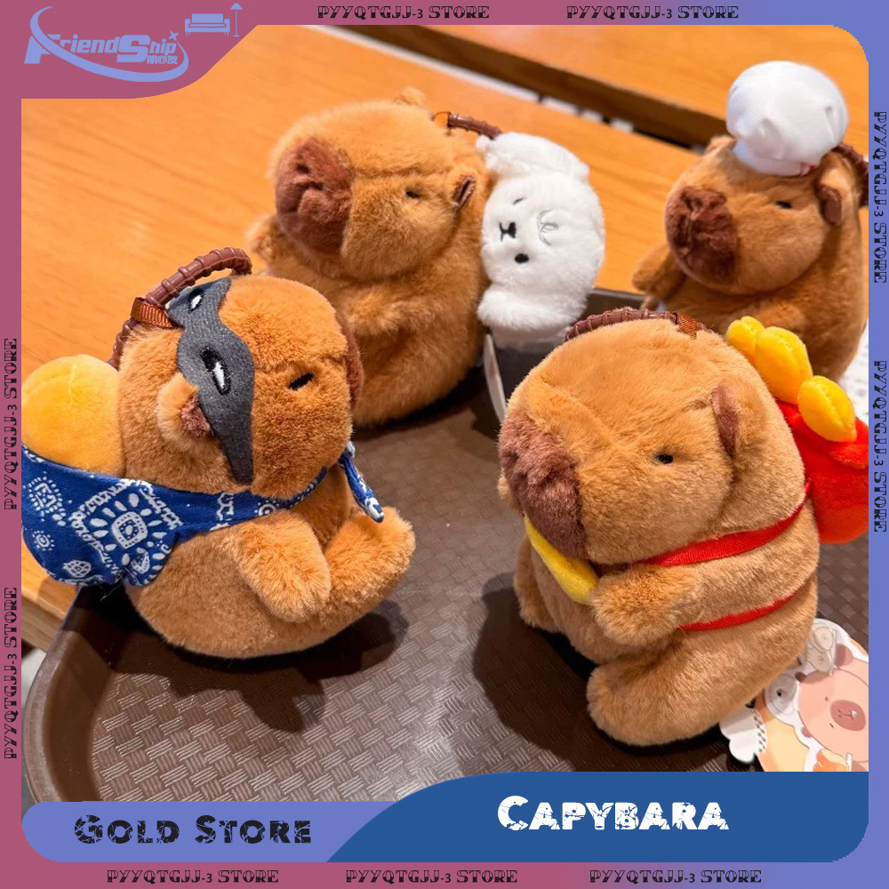 Jual Cartoon Capybara Hug Slap Bracelet Stuffed Plush Toy Kawaii ...