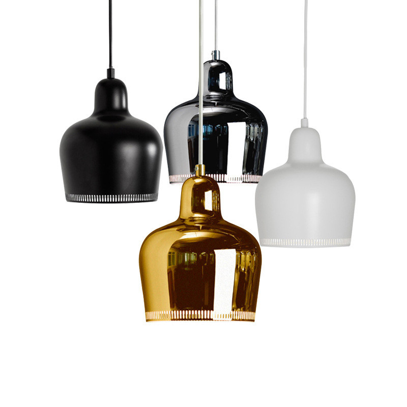 Jual Denmark Nordic Artek Finnish Alvar Aalto Admiralty Bell Pendant ...