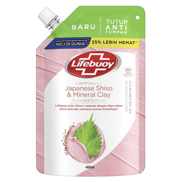 Jual LIFEBUOY BW SHISO&MINERAL PCH 400ML | Shopee Indonesia