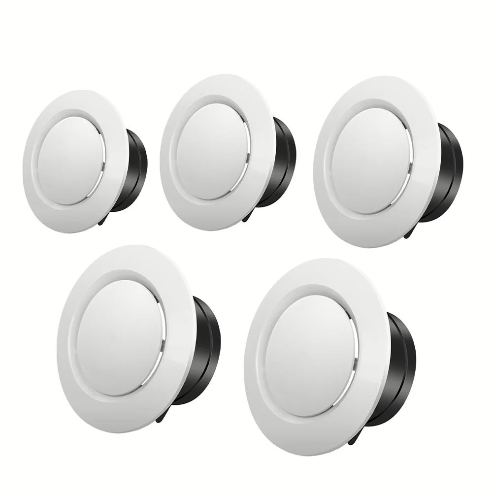 Jual 75/100Mm Exhaust Hood Air Vent Extract Valve Grille Round Diffuser ...